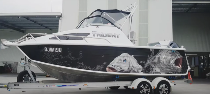 Boat Wraps Gold Coast, Tinnie Wraps from $950 Print Image Signs