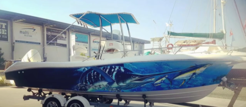 Boat Wraps Gold Coast, Tinnie Wraps from $950 Print Image Signs