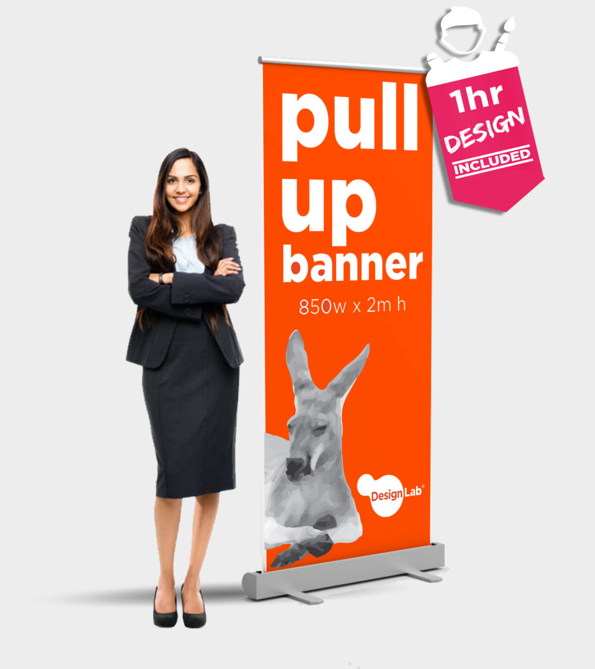Pull Up Banner – 85 x 200cm from Print Image Signs