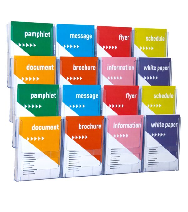 Wallmounted Brochure Displays from Print Image Signs