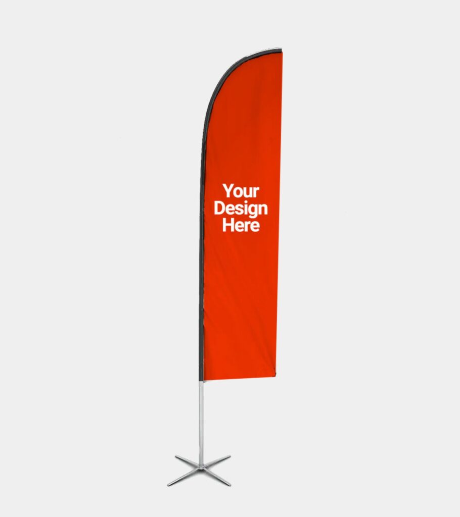 Feather flags Kit, Double Sided including 15m Graphic Design