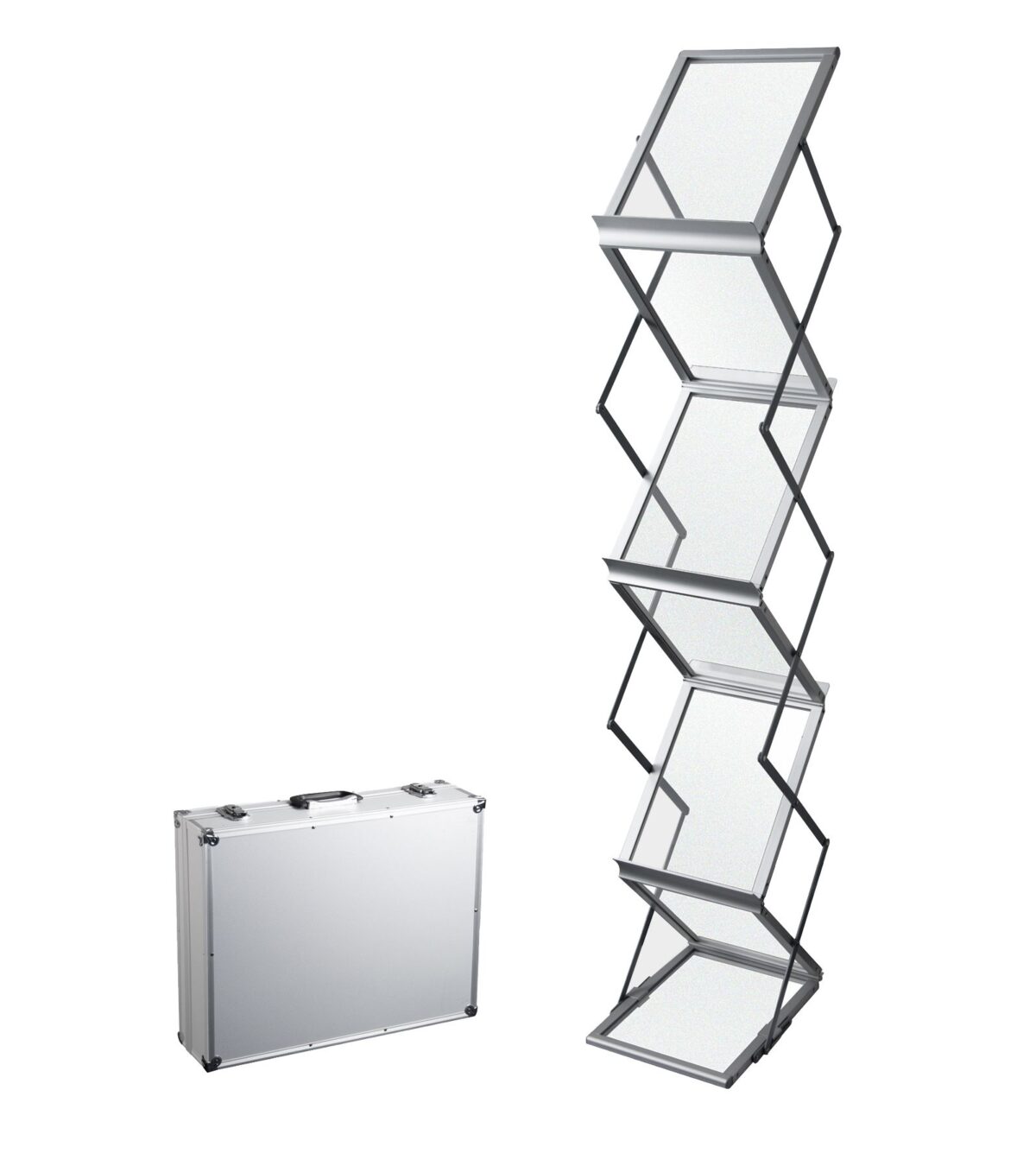 Portable Brochure Stand and Carry Case for A4 Brochures